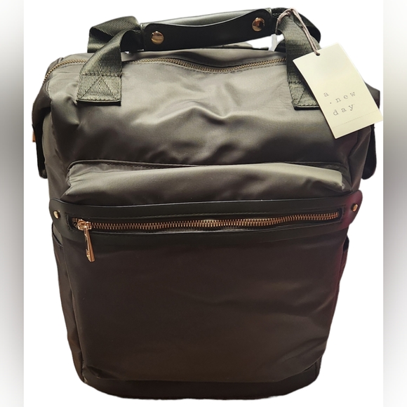 a new day | Bags | A New Day Alpine Green Satin Look Womens Backpack ...